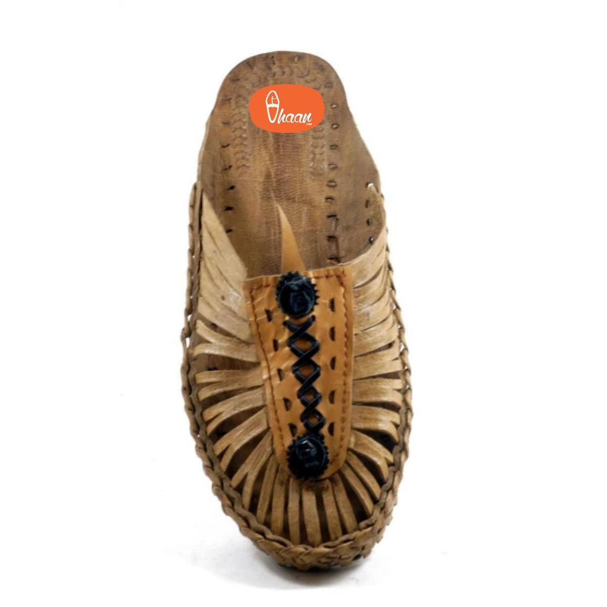 Handcrafted kolhapuri shoes for Women- Blue & Yellow | Vhaan